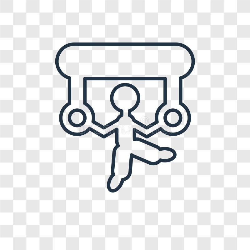 Acrobat Man Icon Vector Isolated on White Background, Logo Concept of ...