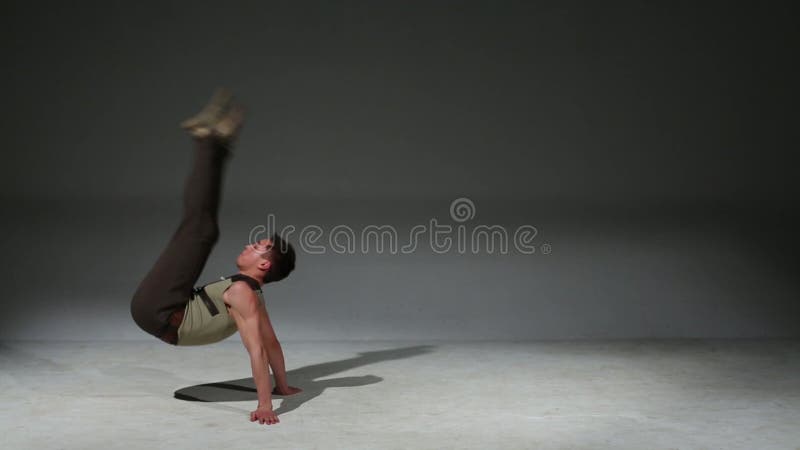 Acrobat Man in Medieval Costume Does Exercise in Stock Video - Video of ...