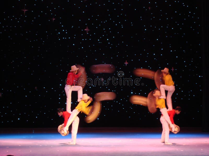Acrobat Show at Ba Na Hills in Vietnam Editorial Photography - Image of ...