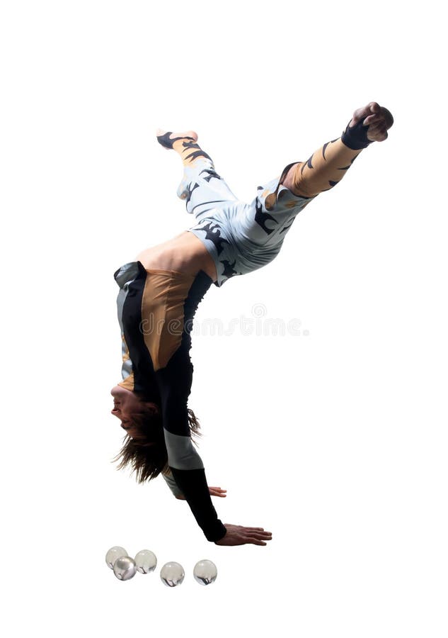 Acrobat stock photo. Image of performing, modern, male - 997462