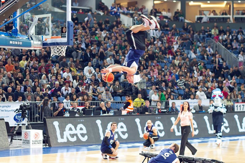 Acrobatic basketball show editorial stock image. Image of ball - 12287829