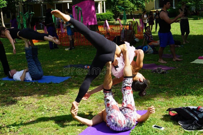 Acrobatic Dancers 9 editorial stock photo. Image of harbor - 55103163