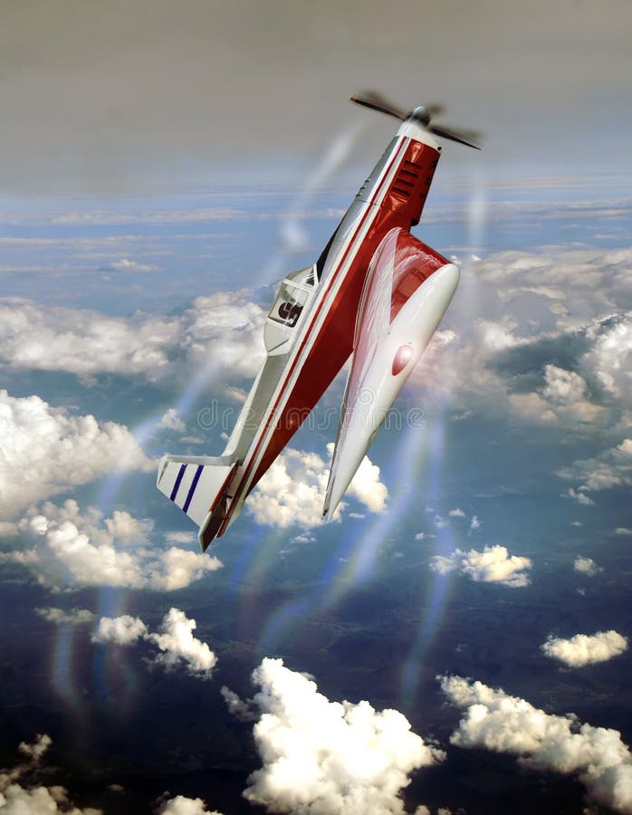 Acrobatic plane stock image. Image of display, aerial - 18980557