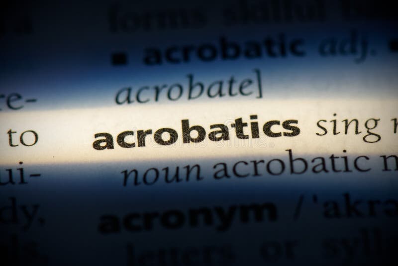 Acrobatics stock photo. Image of isolated, info, book - 161577832