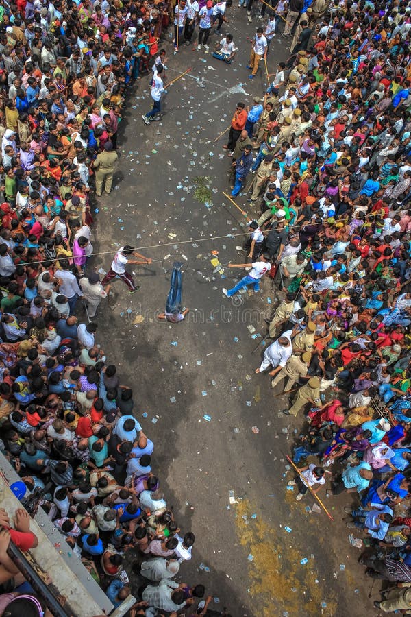 Acrobats editorial image. Image of india, jump, motion - 80721605