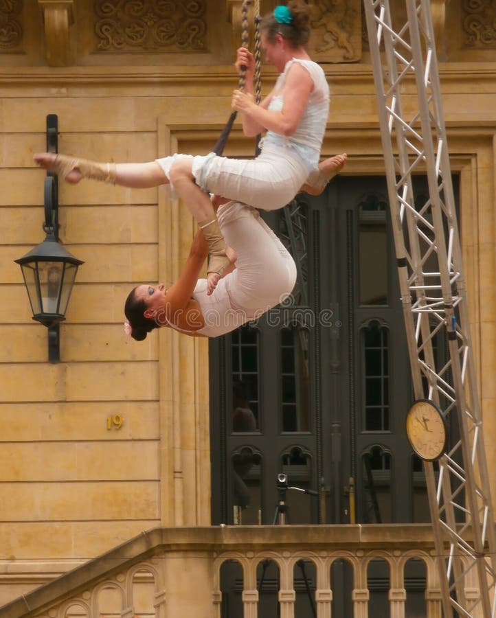 Acrobats on Stage in Luxembourg City Editorial Photo - Image of ...