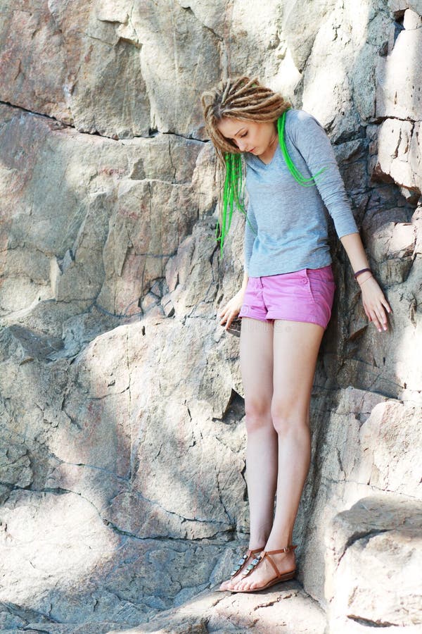 Acrofobie stock foto. Image of ziekte, gestenigd, ziek - 32016252