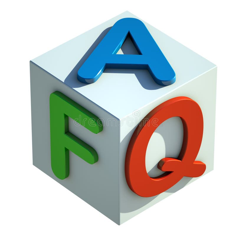 Acroniem FAQ stock illustratie. Illustration of vragen - 27469028