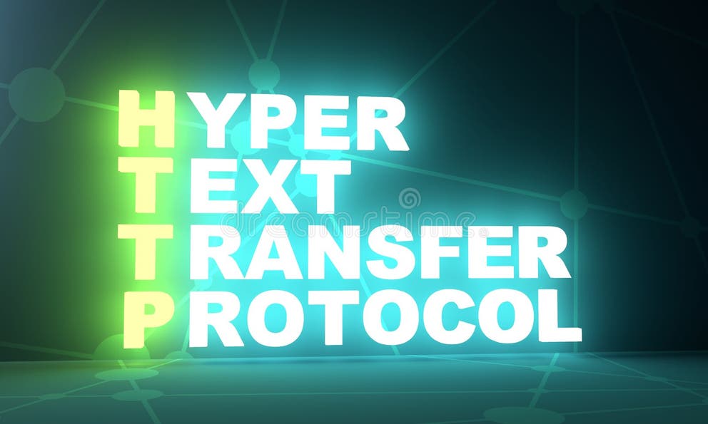 Internet concept acronym stock illustration. Illustration of protocol ...