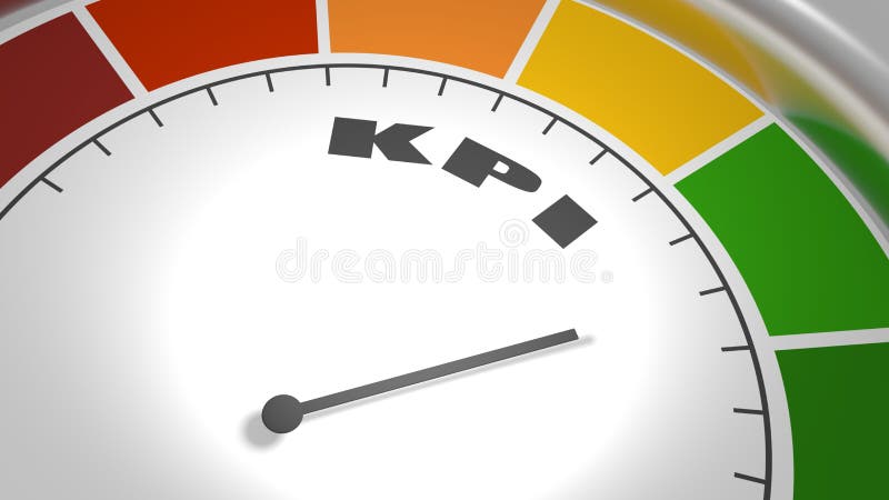 KPI Measuring Device with Arrow and Scale. Stock Illustration ... KPI Measuring Device with Arrow and Scale. Stock Illustration ...