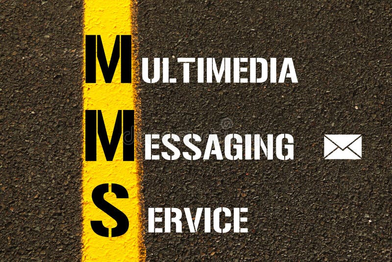 Acronym MMS - Multimedia Messaging Service. Stock Image - Image of ... Acronym MMS - Multimedia Messaging Service. Stock Image - Image of ...