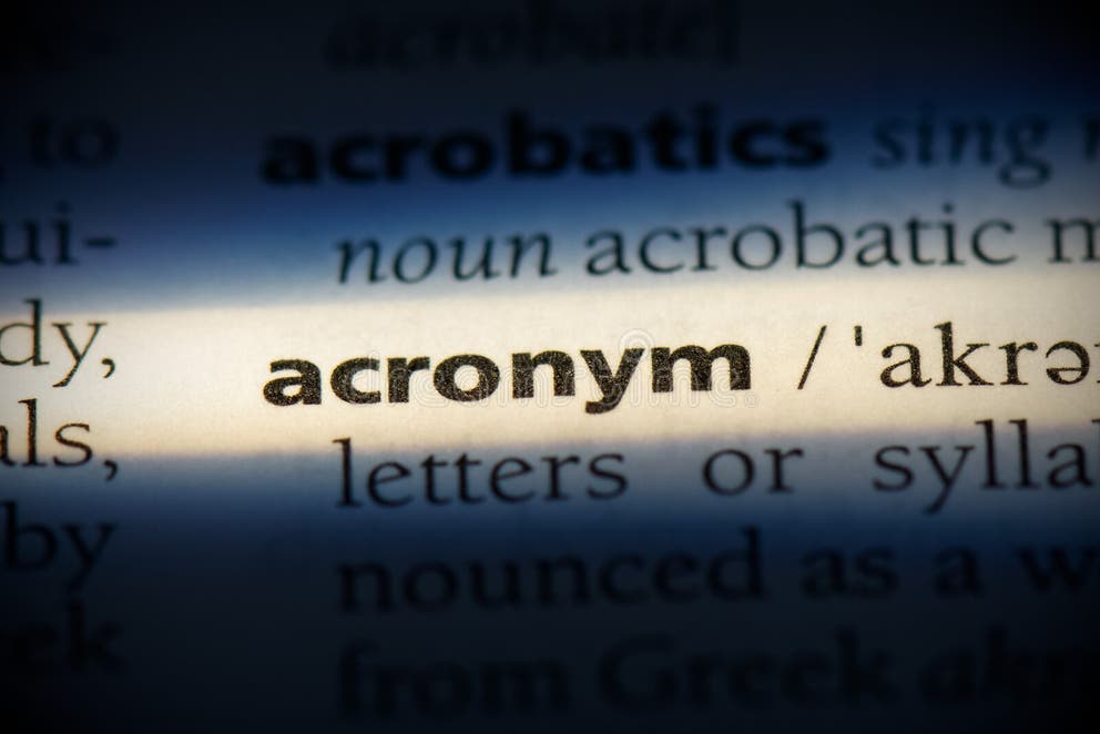 Acronym stock photo. Image of vocabulary, dictionary - 161577688