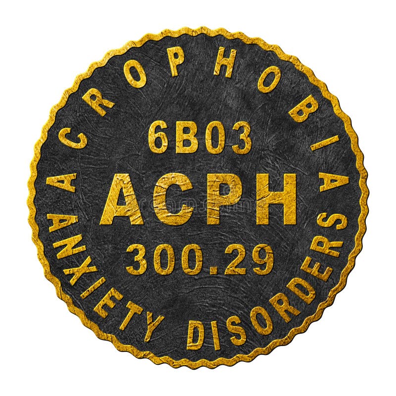 Acrophobia, Anxiety Disorders Stock Illustration - Illustration of ...