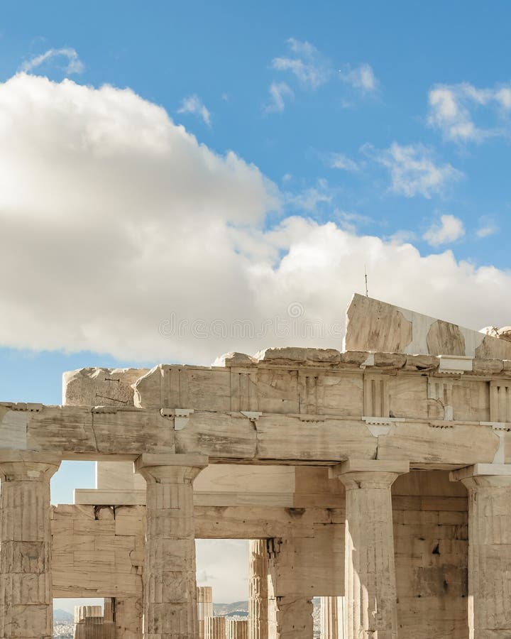 Acroplis Site Architecture Detail, Athens Editorial Image - Image of ...