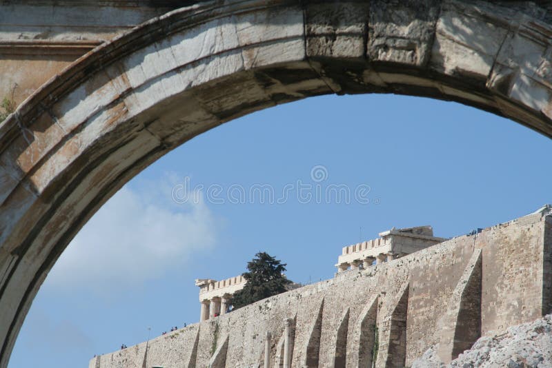 Acropola stock image. Image of ruins, greeks, roman, columns - 552189