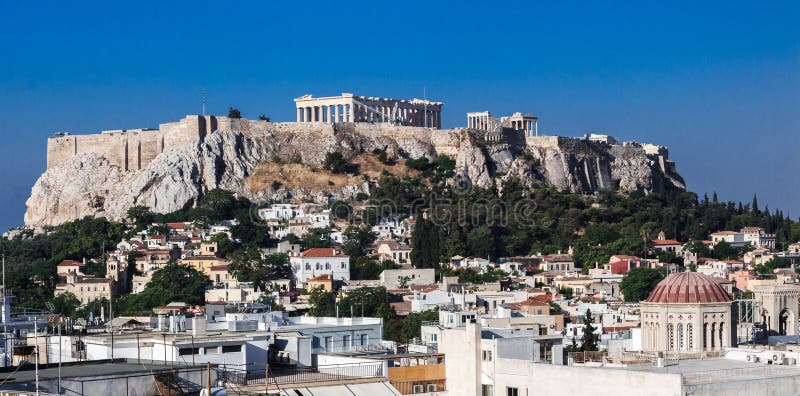Acropole d'Athènes image stock. Image du grec, acropole - 36749555