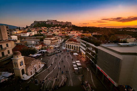 Acropolis of Athens editorial stock photo. Image of tourist - 99915243