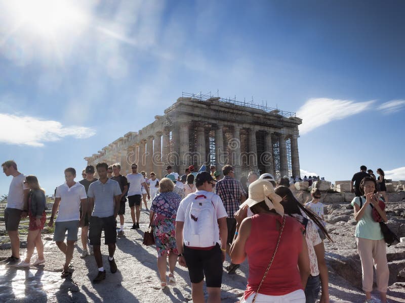 At the Acropolis of Athens is always Crowded - this is the Most ...