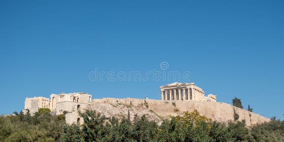 The Acropolis of Athens Greece Editorial Image - Image of acropolis ...