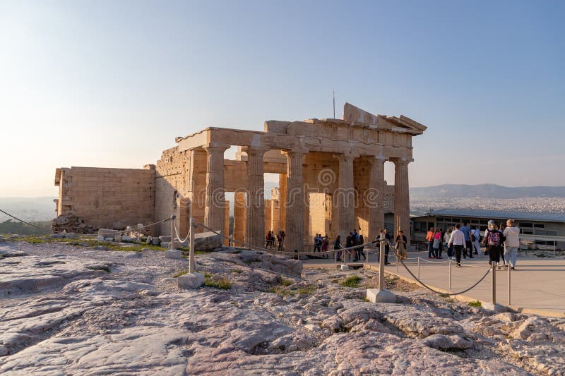 Acropolis of Athens - Propylaea Editorial Image - Image of landmark ...