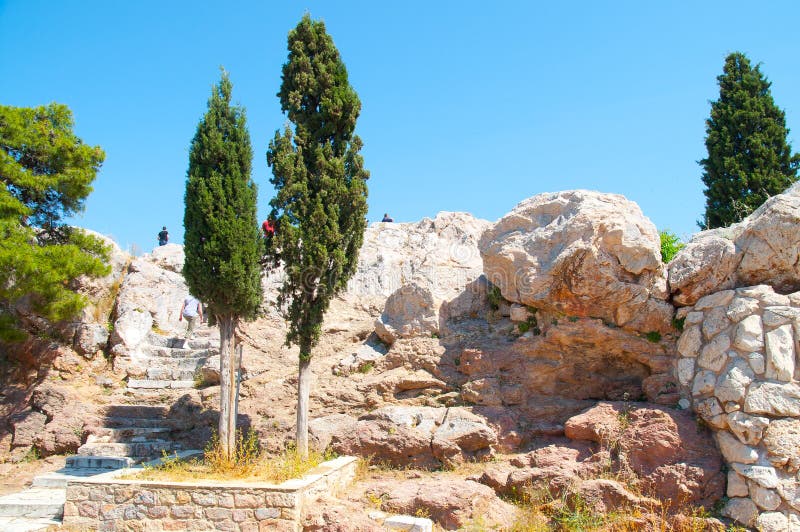 The Acropolis in Athens stock image. Image of atticus - 32377907