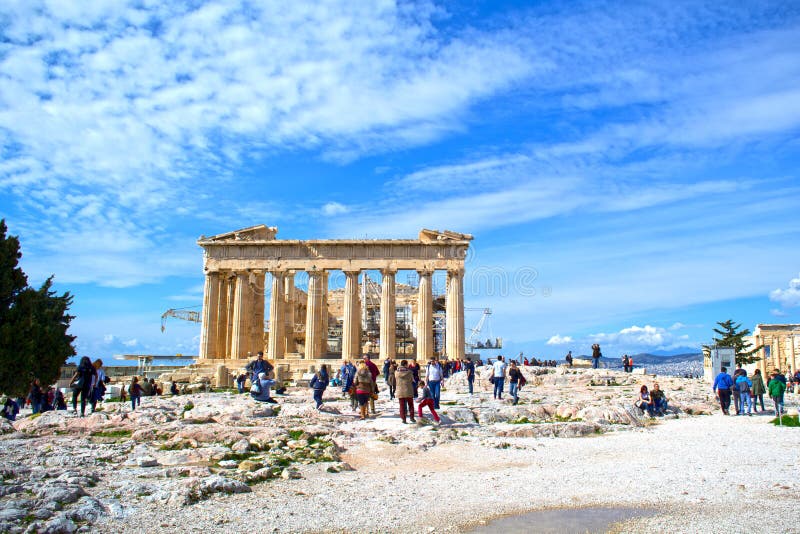 Acropolis of Athens editorial image. Image of akropoli - 50863620