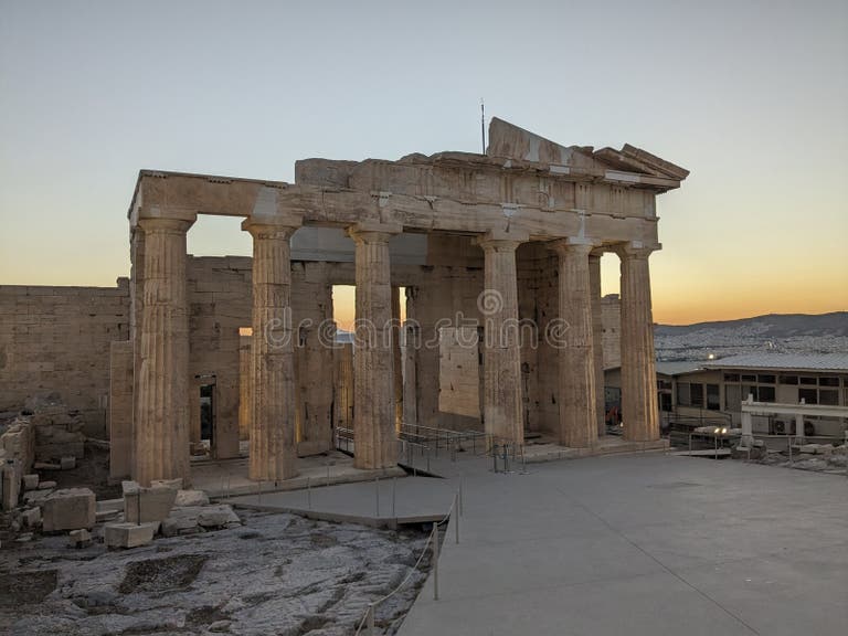 Acropolis Gate stock image. Image of parthenon, olympus - 306284301