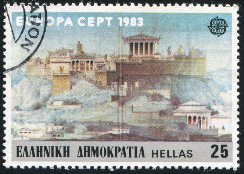 Acropolis editorial image. Image of philately, dwelling - 160620255
