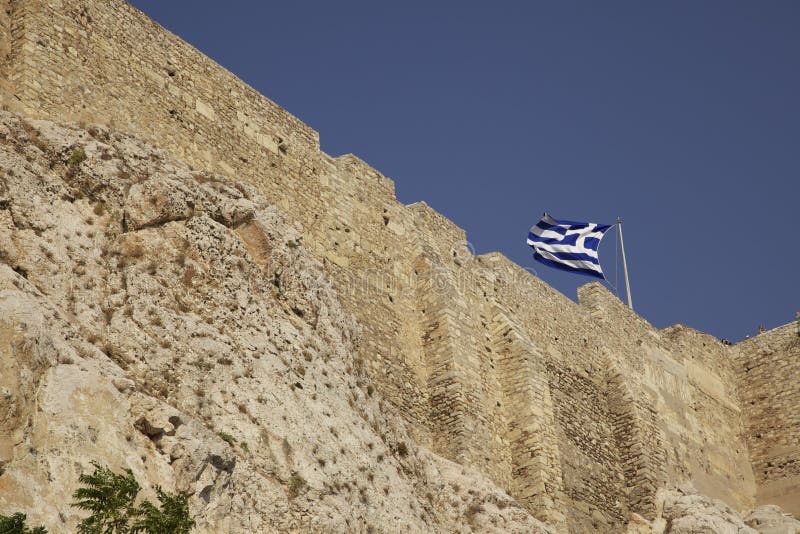 Greece Acropolis Athens Flag Stock Photos - Download 294 Royalty Free ...