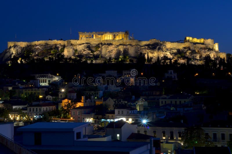 Acropolis stock photo. Image of monument, europe, travel - 40667558