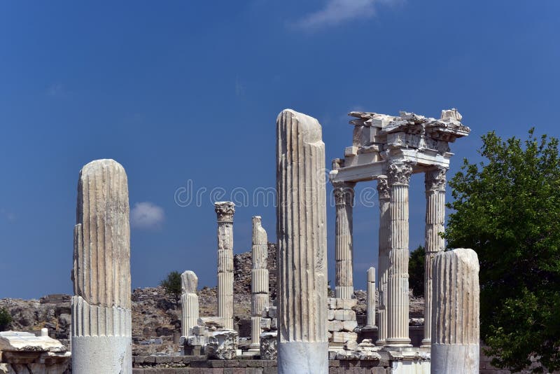 Acropolis of the Pergamon stock photo. Image of turkey - 58622784