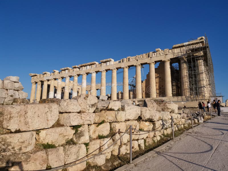 Acropolis Ruins Structure Building Architecture Construction Stock ...