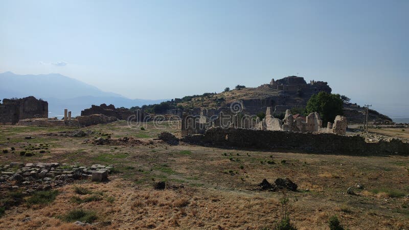 Acropolis of Tlos stock photo. Image of acropolis, geology - 274788674