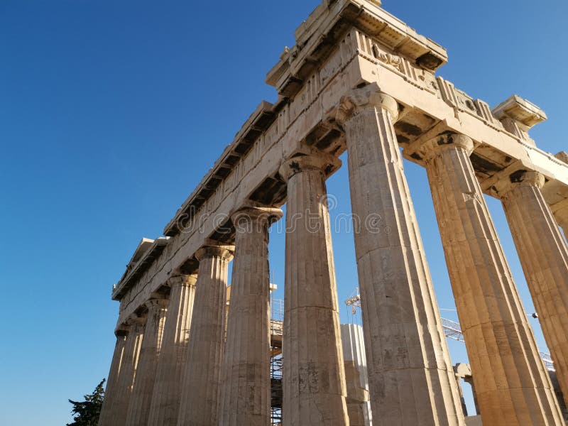 Acropolis Tower Ruins Building Architecture Stock Photo - Image of ...