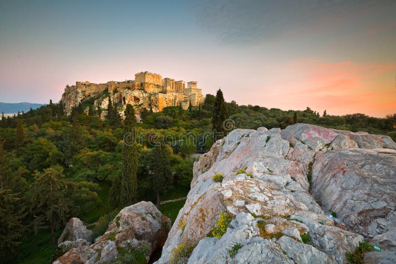 Acropolis stock photo. Image of landscape, monument, athens - 67334678