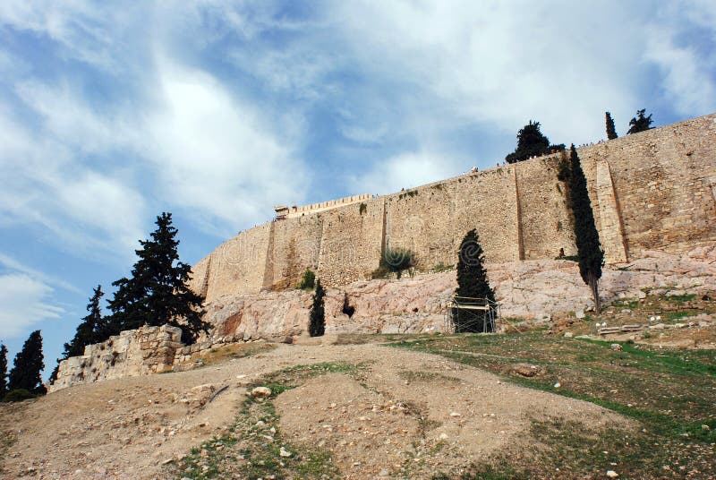 Acropolis Walls stock photo. Image of ruins, acropolis - 9802130
