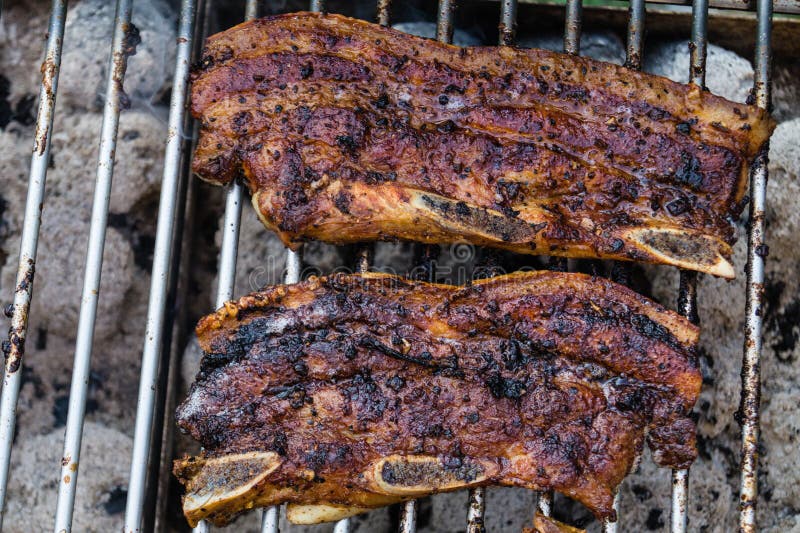 Across the Barbecue season stock image. Image of entrecote - 131607663