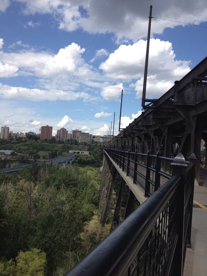Across the bridge stock photo. Image of river, metal - 56630546
