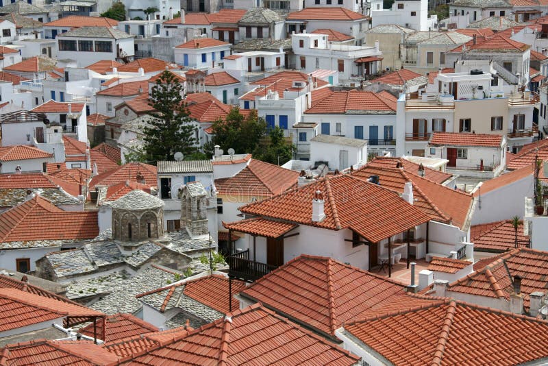 Across the rooftops stock photo. Image of rooftop, white - 2413500