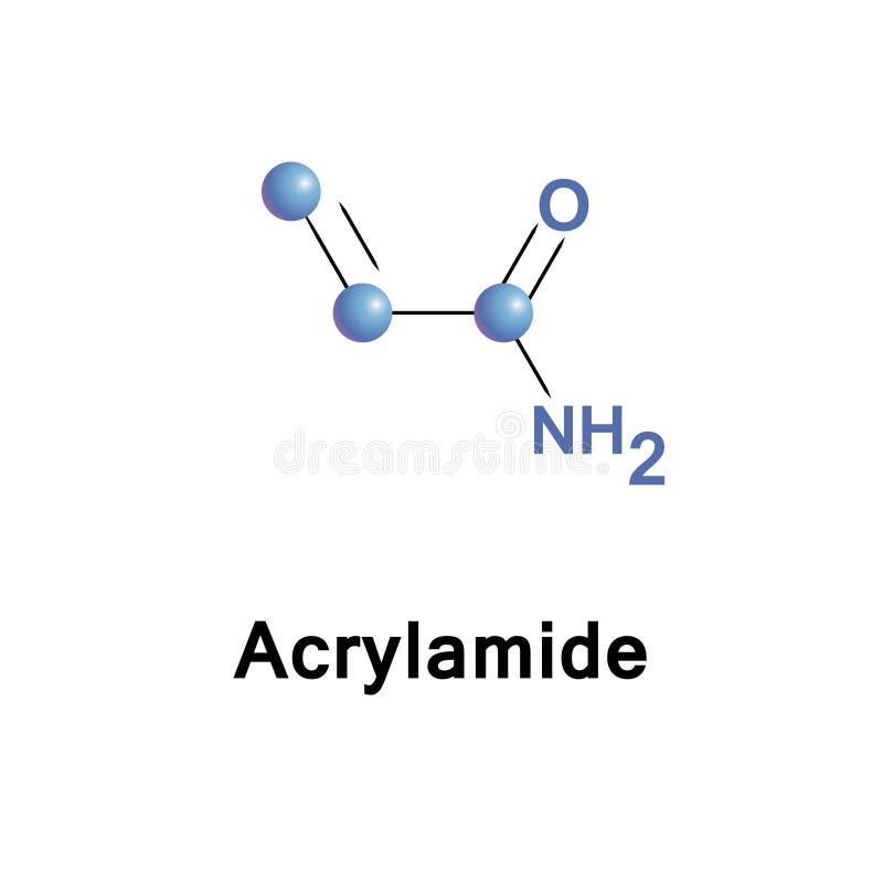 Acrylamide Chemische Samenstelling Vector Illustratie - Illustration of ...