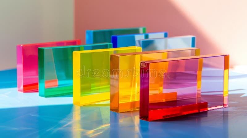 Acrylic Business Card Holders for a Modern Look Stock Illustration ...