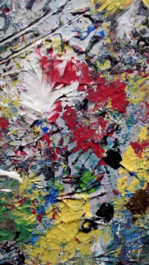 Acrylic Colorful Abstract Design Texture Stock Illustration ...