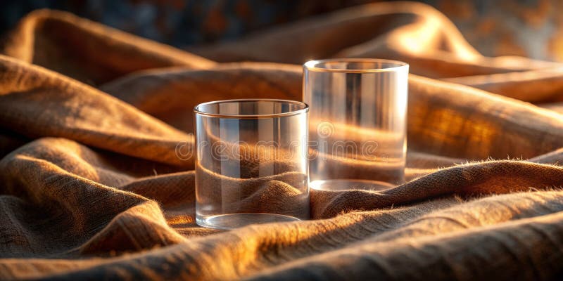 Acrylic Cylinders Warm Light and Textured Layers a Study in Geometric ...