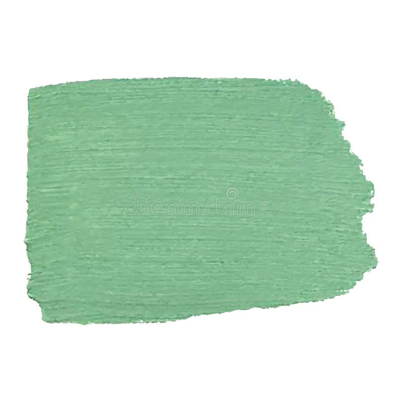 Acrylic Light Green Texture, Brush Stroke, Hand Drawing Isolated on ...