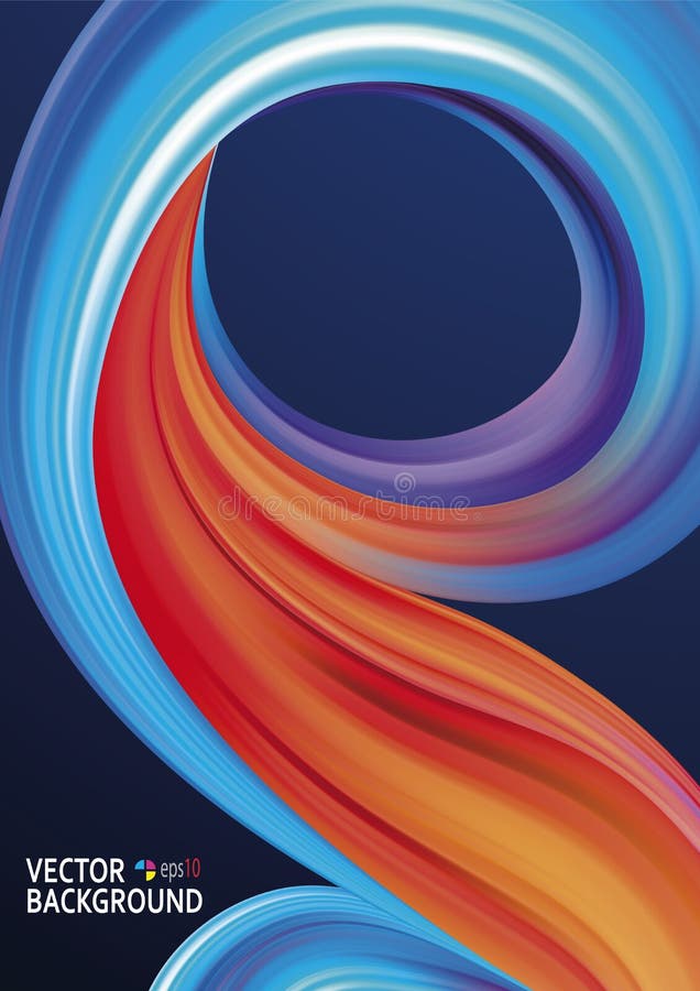 Acrylic paint stock vector. Illustration of banner, shape - 138681320