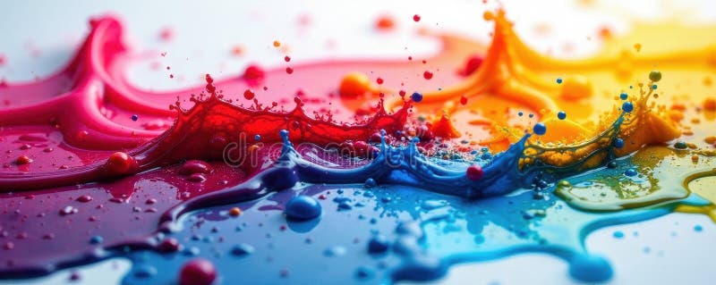 Acrylic Paint Dissolving in Water within a Picture Frame , Frame, Pour ...