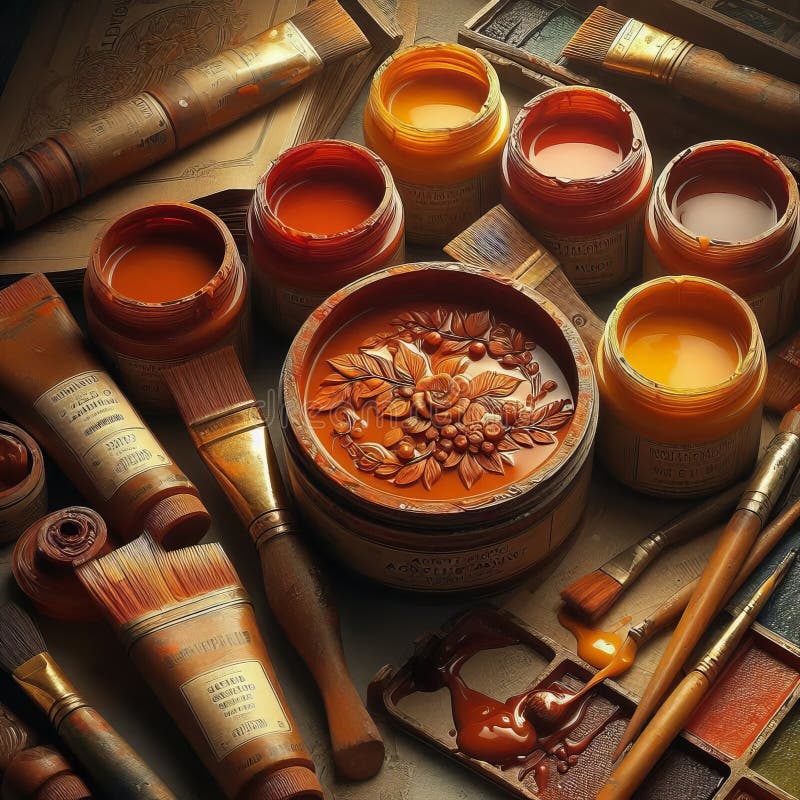 5 1 Acrylic Paint a Versatile and Fast Drying Paint Made with a Stock ...