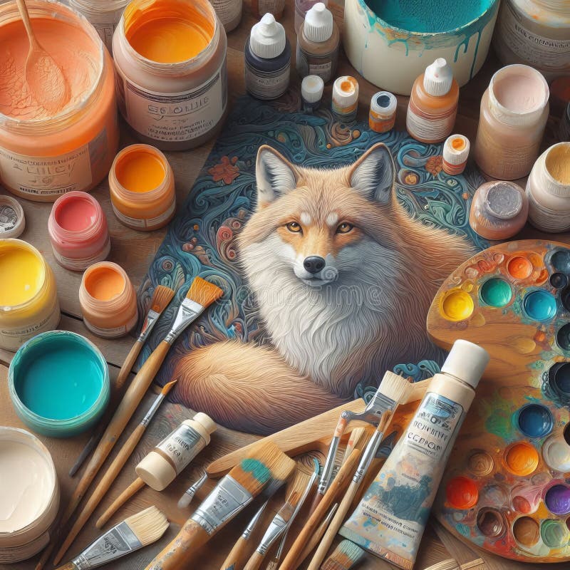 6 1 Acrylic Paint a Versatile and Fast Drying Paint Made with a Stock ...