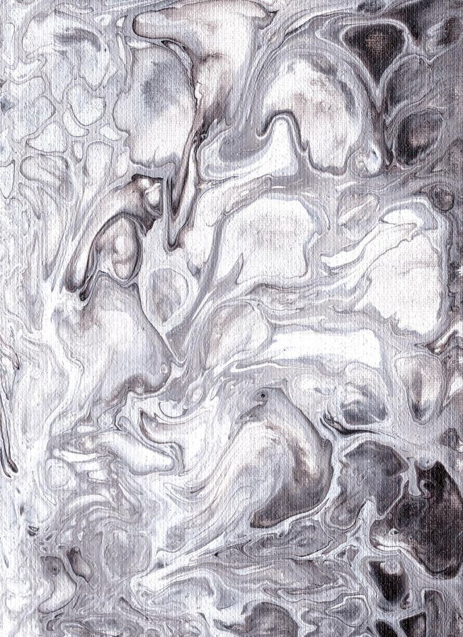 Acrylic Painted Waves Texture Background Stock Illustration ...