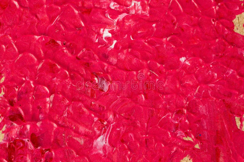 Acrylic Pink Paint Texture Background on Cardboard Stock Photo - Image ...